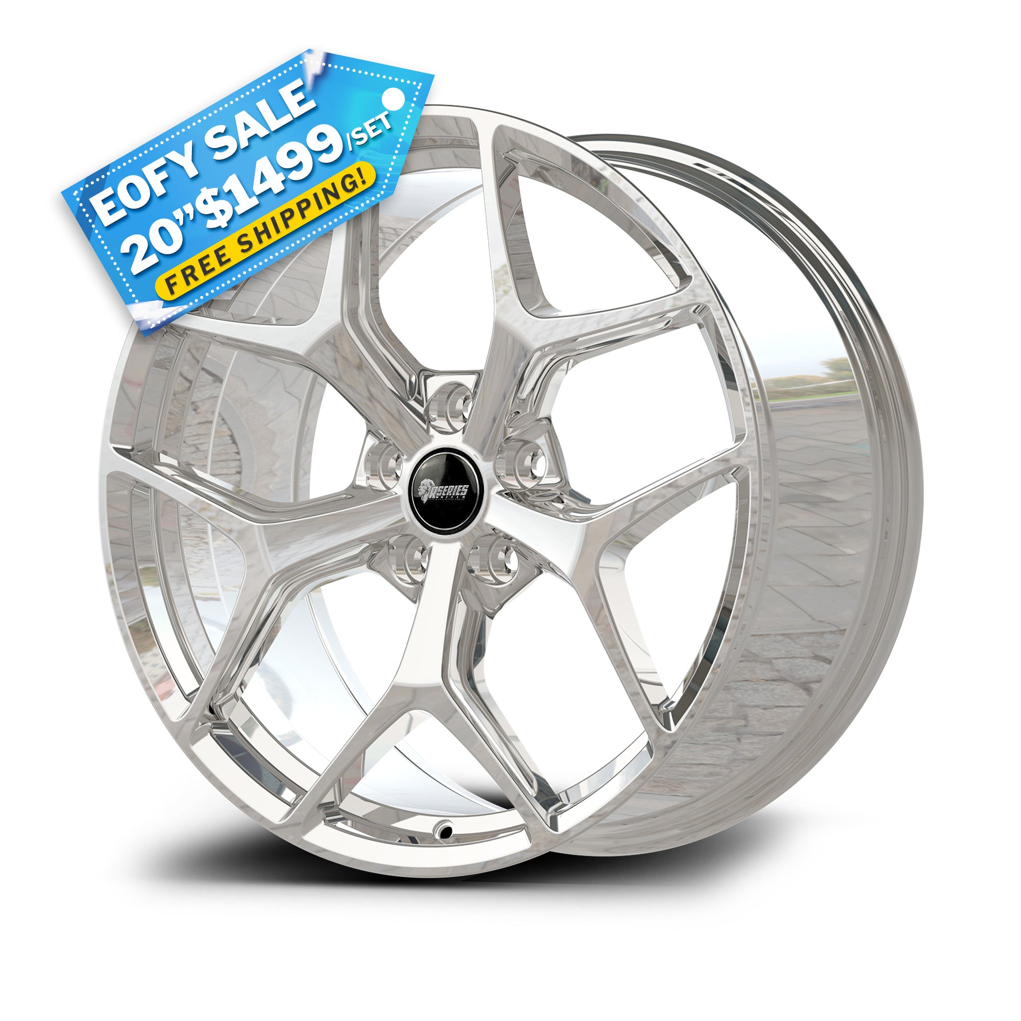 HSV 20 inch GTSR SV Panorama Reproduction Wheels in Polished ...