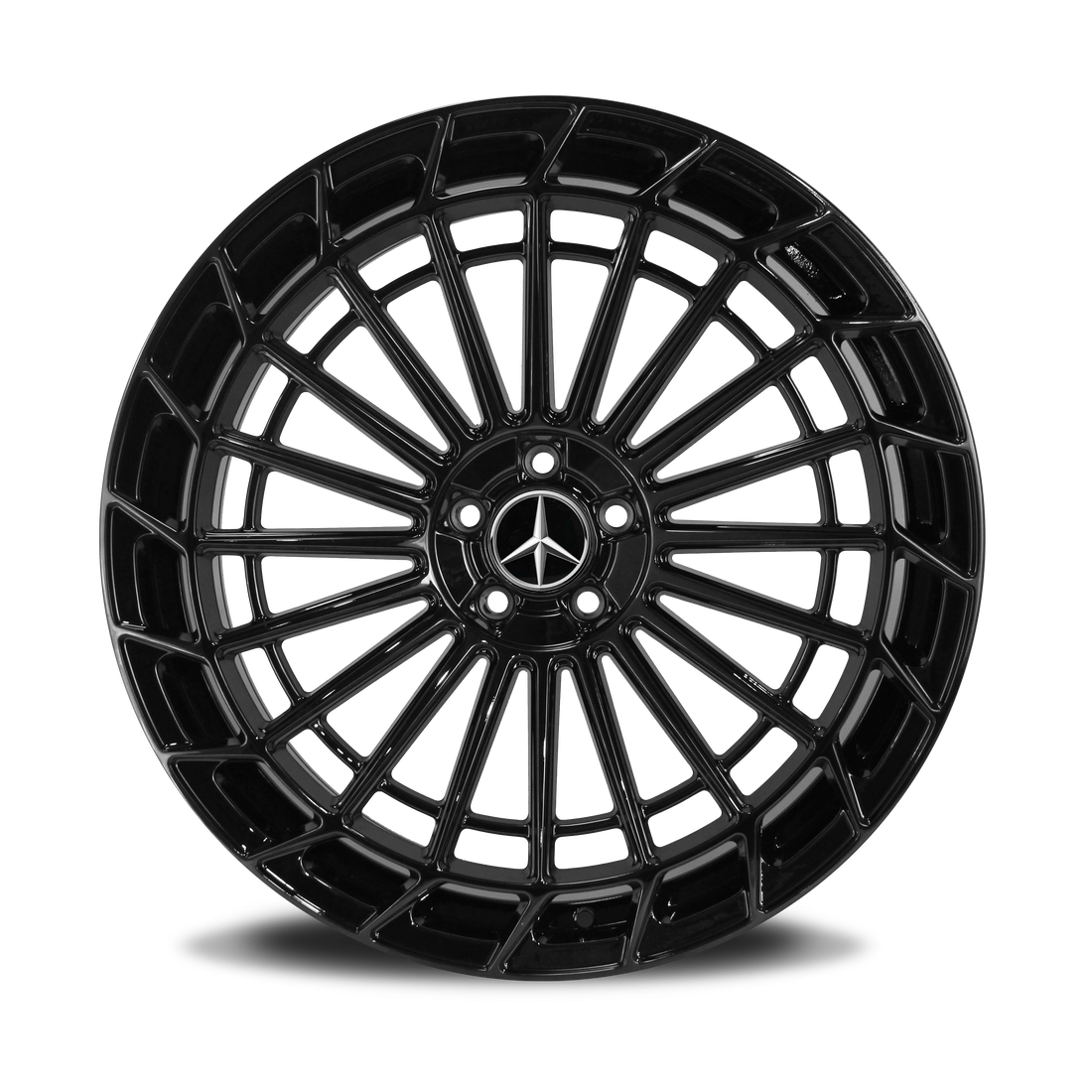 Mercedes/AMG 20 inch Maybach Style Reproduction Wheels in Gloss Black ...